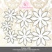 Paper Flowers PDF Printable Trace and Cut Digital Instant - Etsy