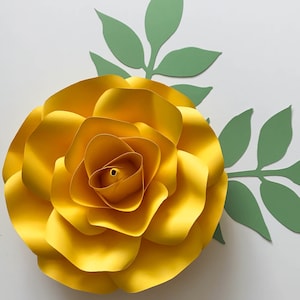 SVG CUT FILES of Small Mini & Nano Rose Paper Flower Template Diy ...