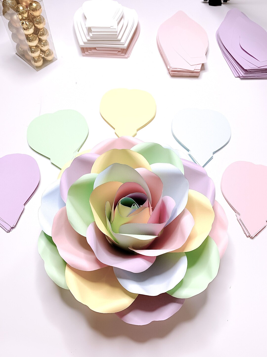 PDF Printable 3 Sizes Charry Rose Templates | Stencils | Pattern ...