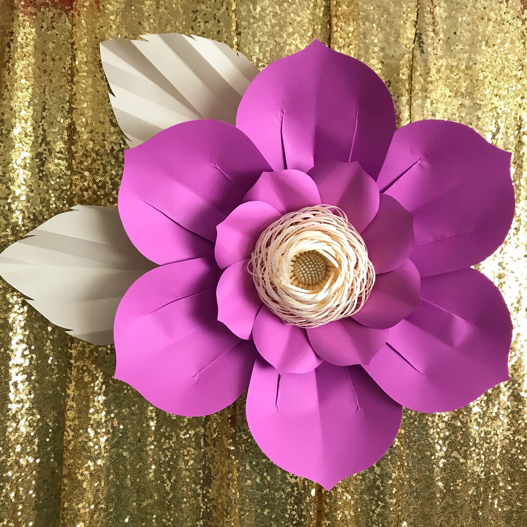 Paper Flowers -PDF PETAL #48 Paper Flower Template, Digital Version ...