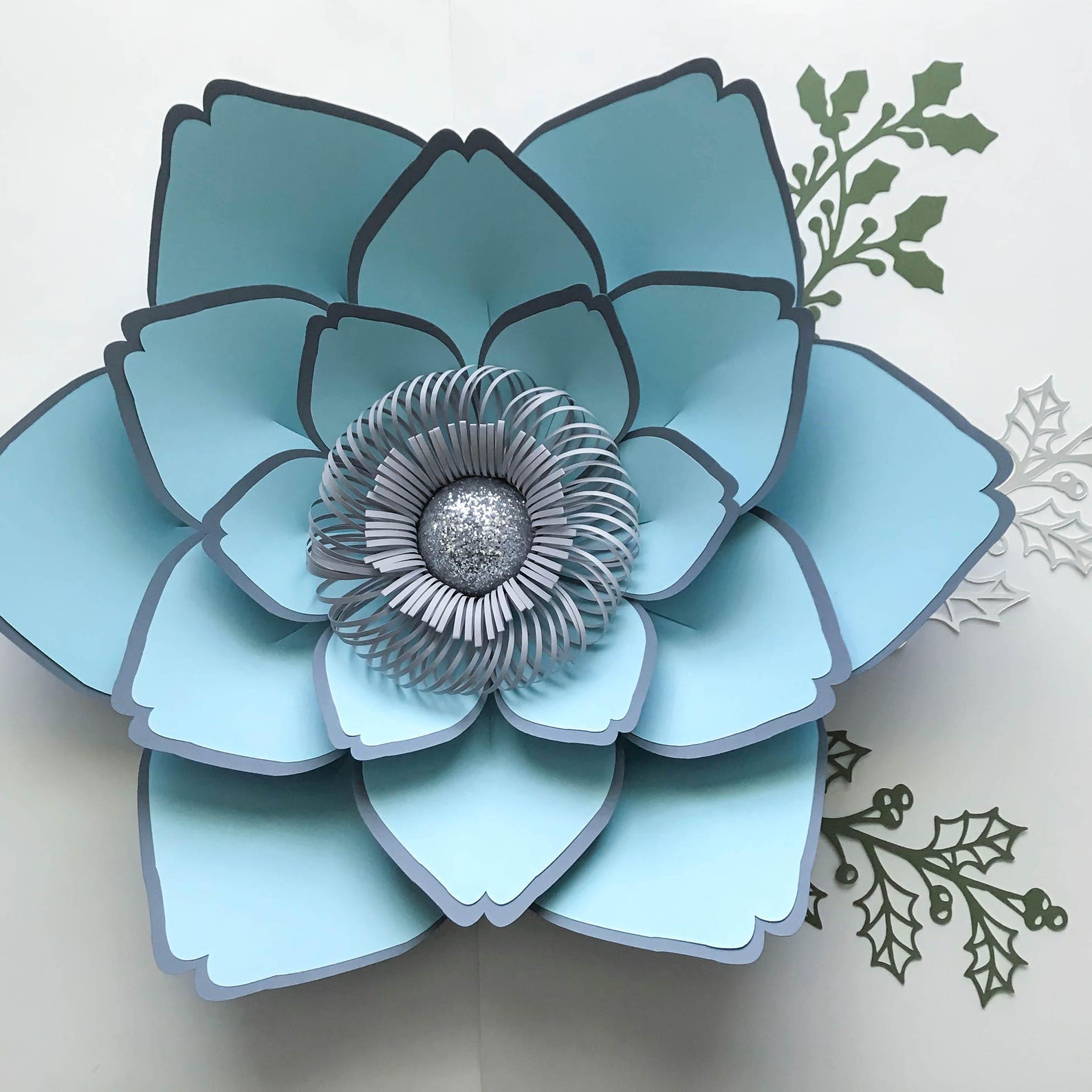 SVG Petal 23 Paper Flower Template Digital Version | Etsy