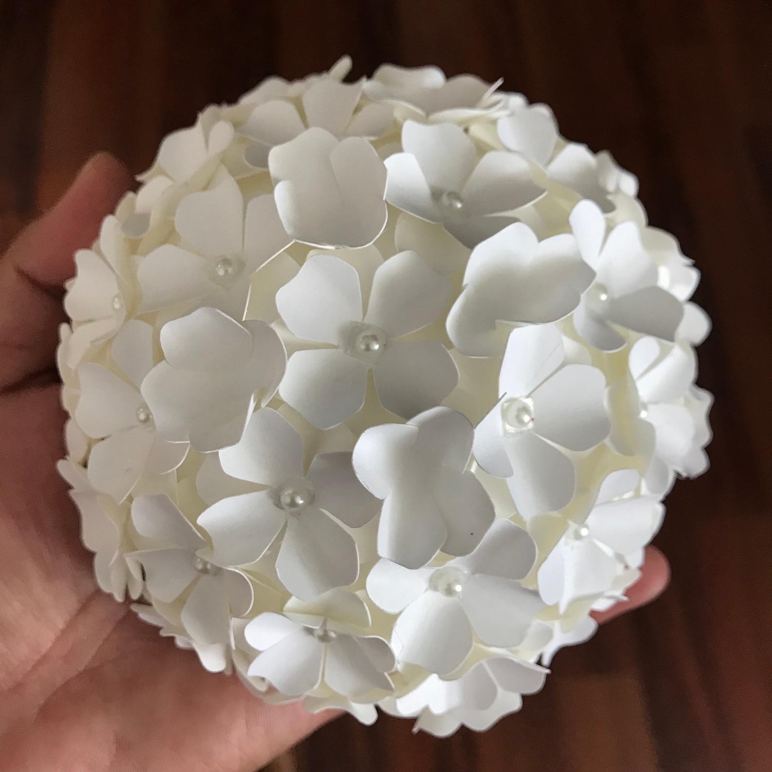 Hydrangea in SVG PNG DXF Paper Flower Template for Cutting Machine ...