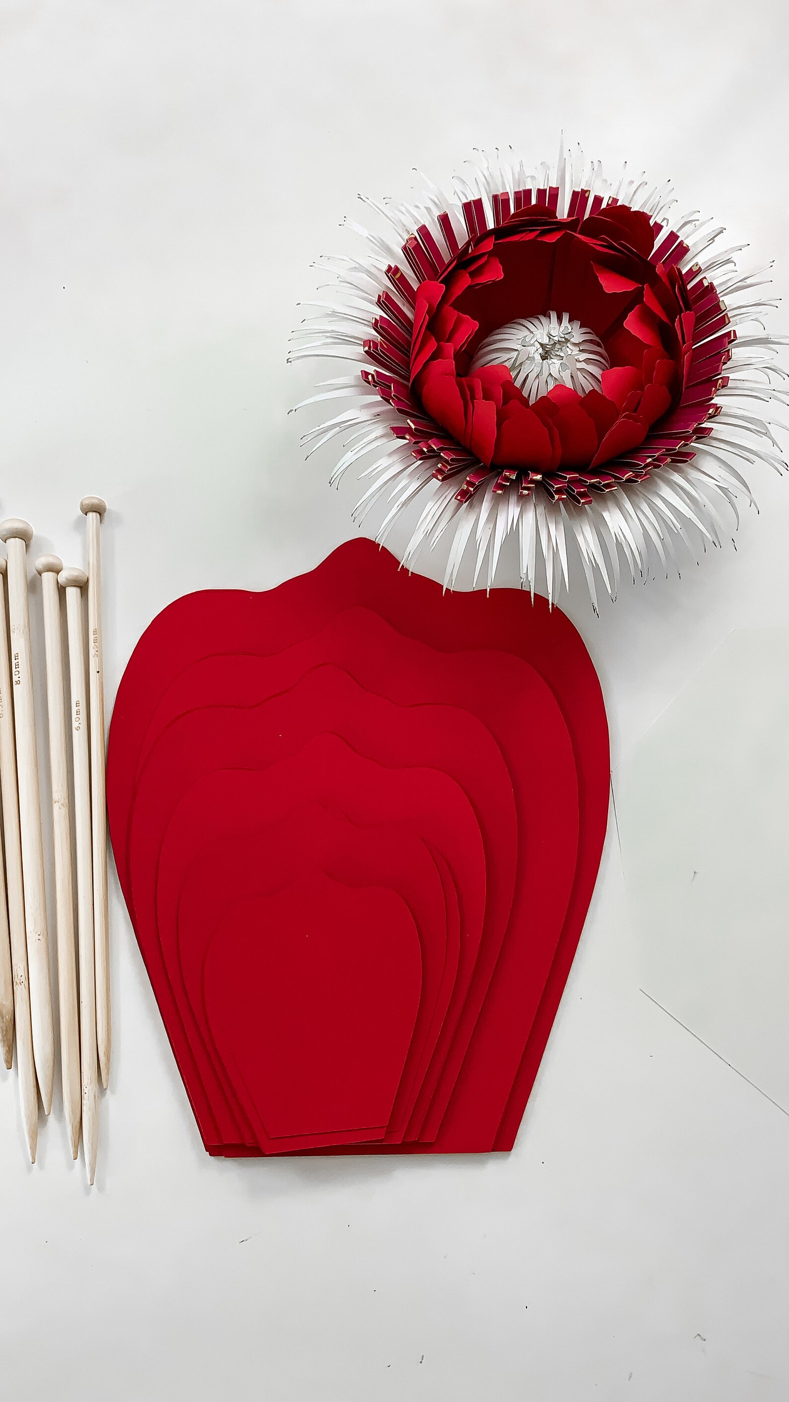 PDF Printable Petal 51 XL 25 3d DIY Paper Flower - Etsy