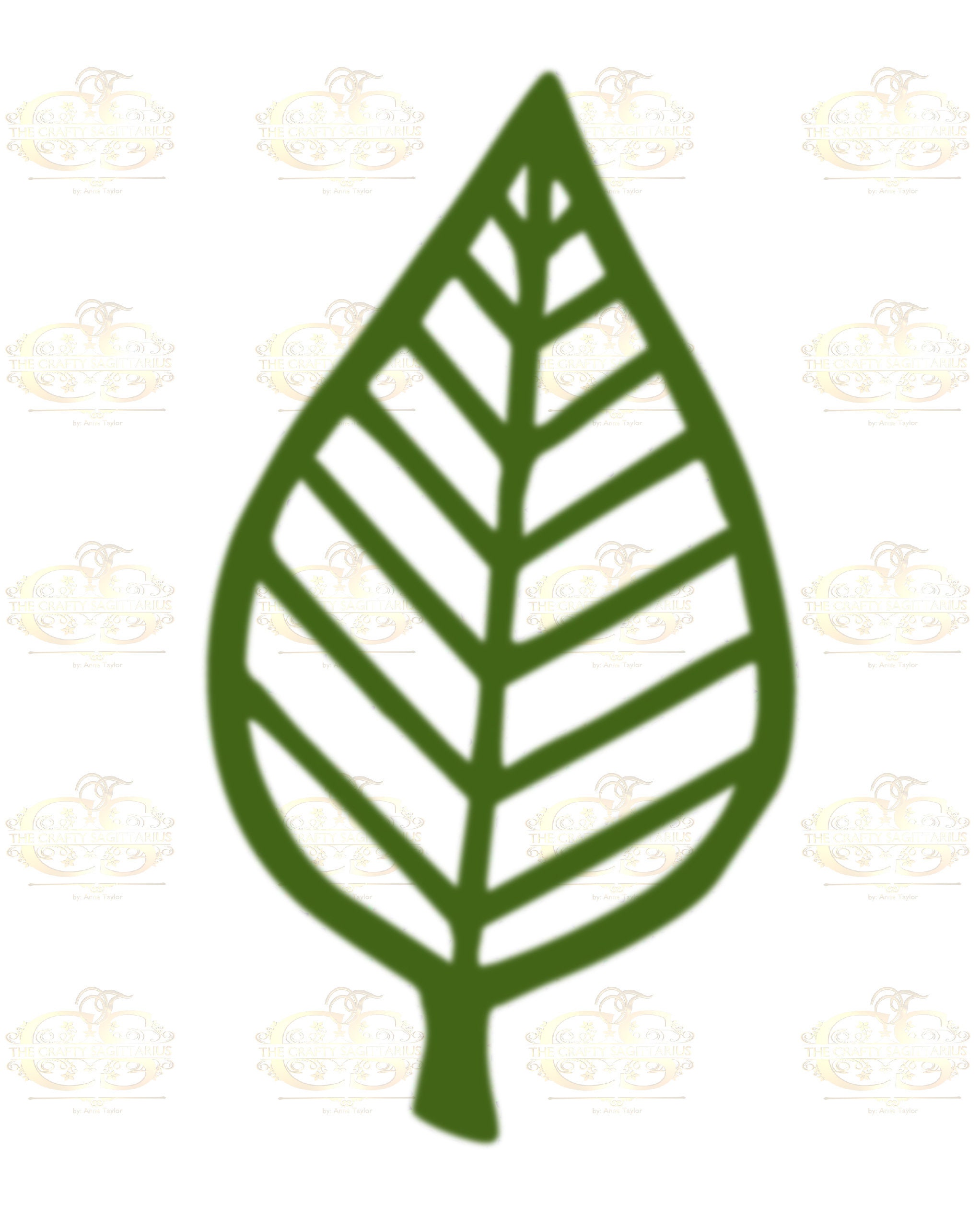 Set 9 SVG PNG DXF 6 Different Leaves for Paper Flowers - Etsy