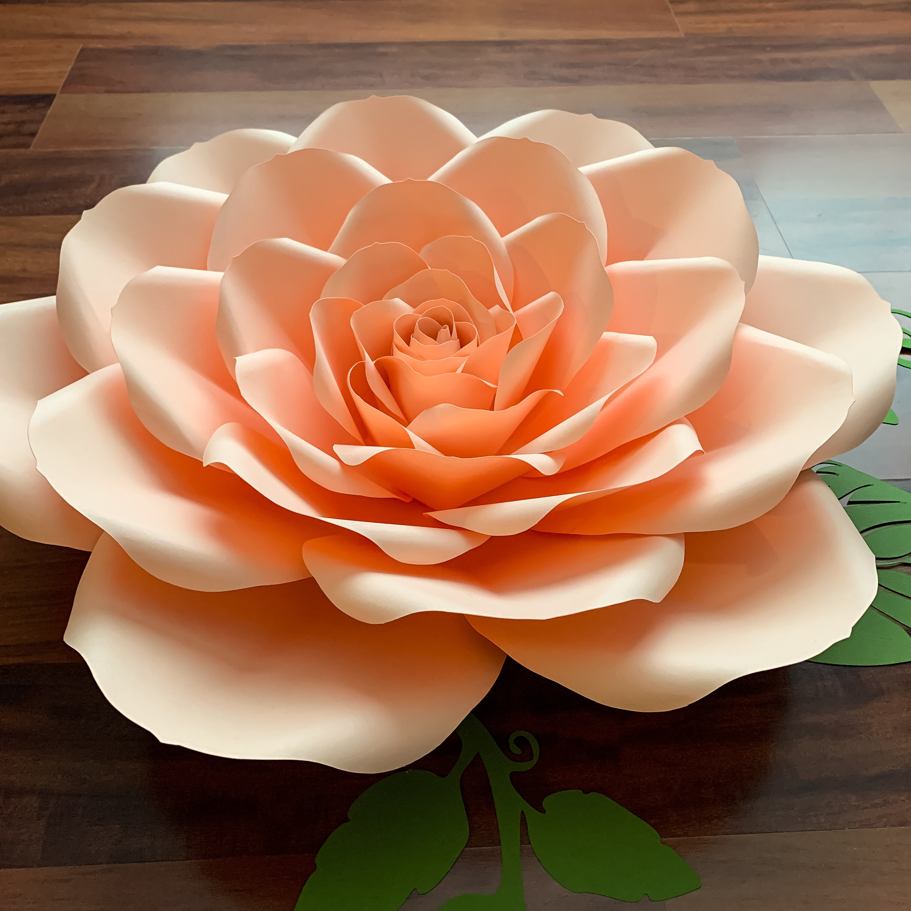 Giant Paper Flower Template