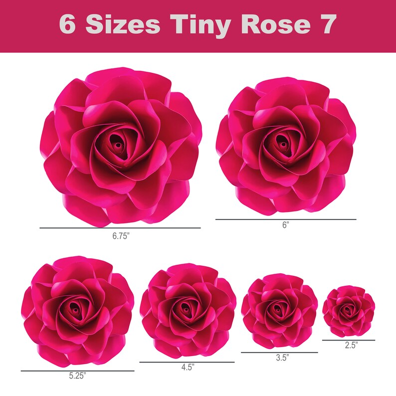 PDF Printable Files 4 Best Seller Tiny Roses Designs Paper - Etsy