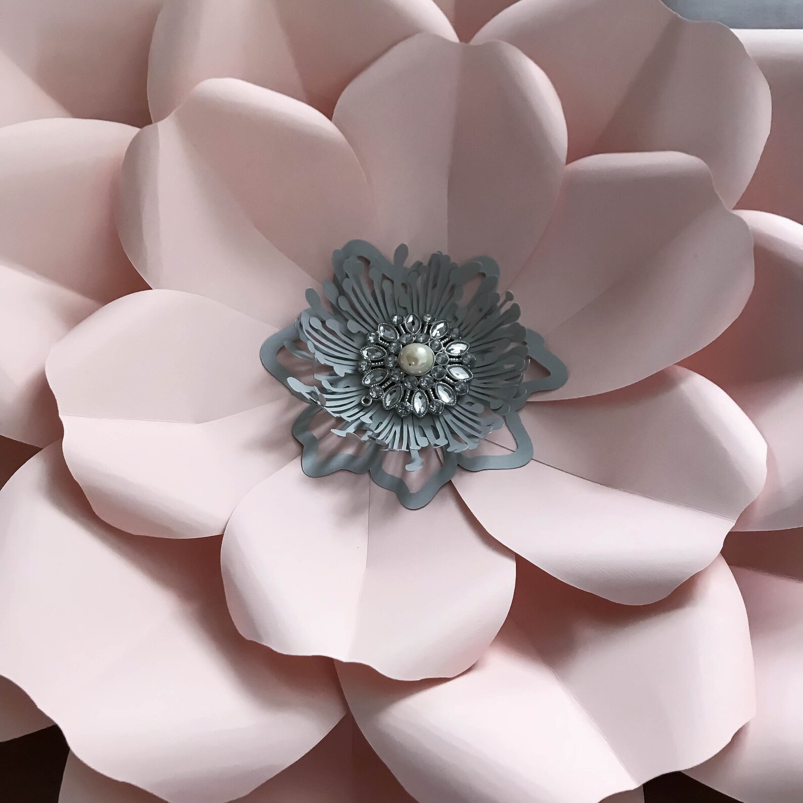Paper Flowers -PDF Petal #165 Paper Flower Template With Base, DIGITAL ...