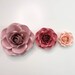 SVG CUT FILES of Small Mini & Nano Rose Paper Flower Template - Etsy