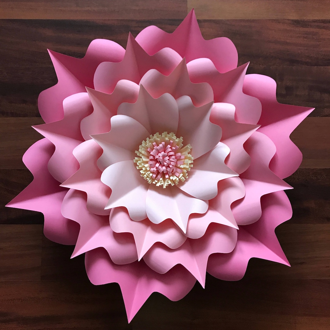 Paper Flowers -PDF Petal #41 Paper Flower Template DIGITAL Version ...