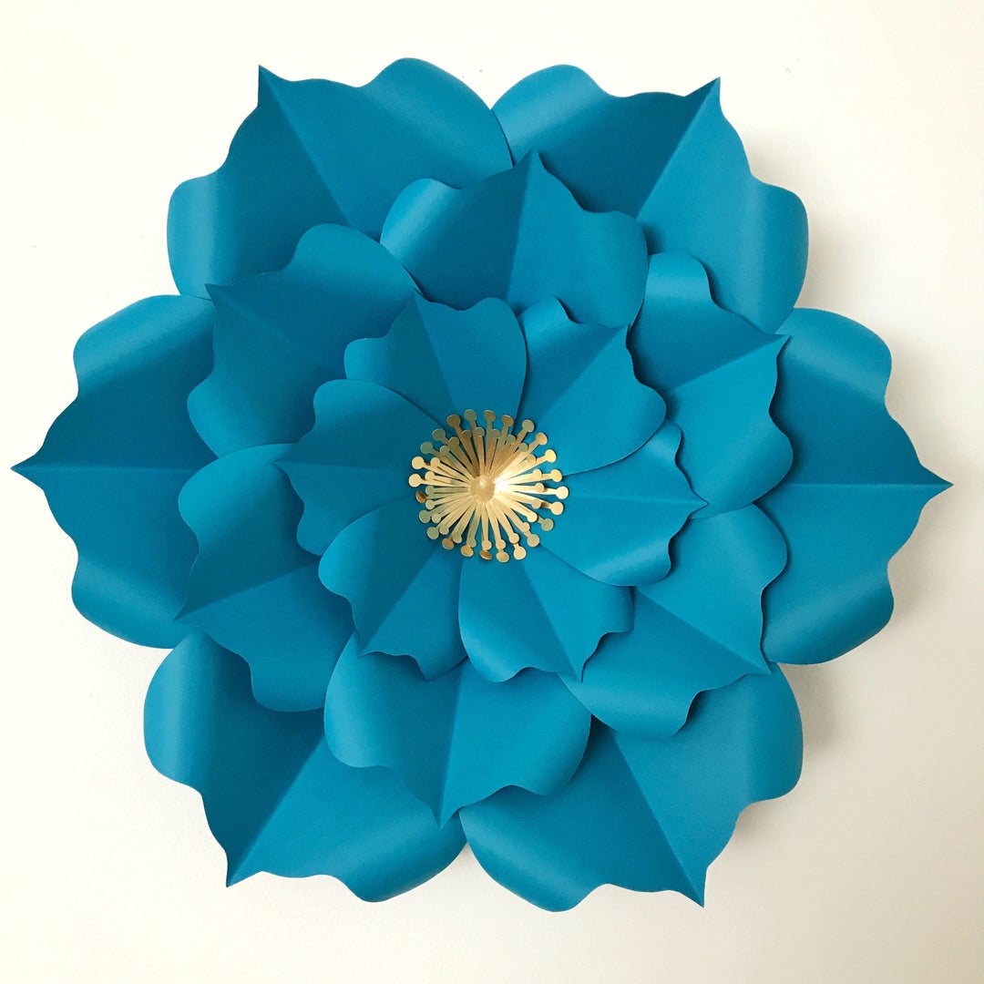 SVG PNG DXF Petal 6 Paper Flowers Cut Files for Cutting Machines No ...