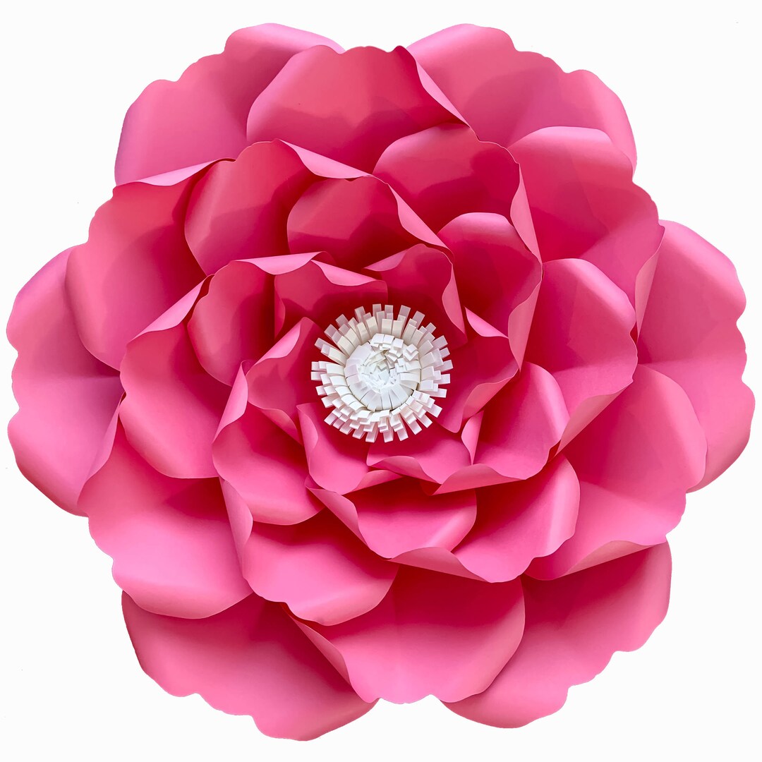 SVG PNG DXF Petal 30 Paper Flowers Template Cut File Cricut Silhouette ...