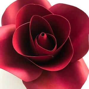 ROSE Bud PDF Templates for Paper Flowers Become a Rose, Digital Version ...