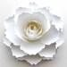 PDF Tiny Rose 2 Paper Flower 6 Different Sizes trace and Cut Stencil: 2 ...