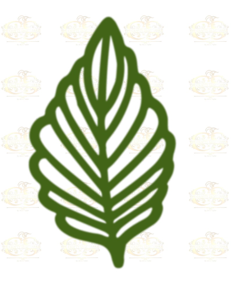 Set 9 SVG PNG DXF 6 hojas diferentes para flores de papel - Etsy España