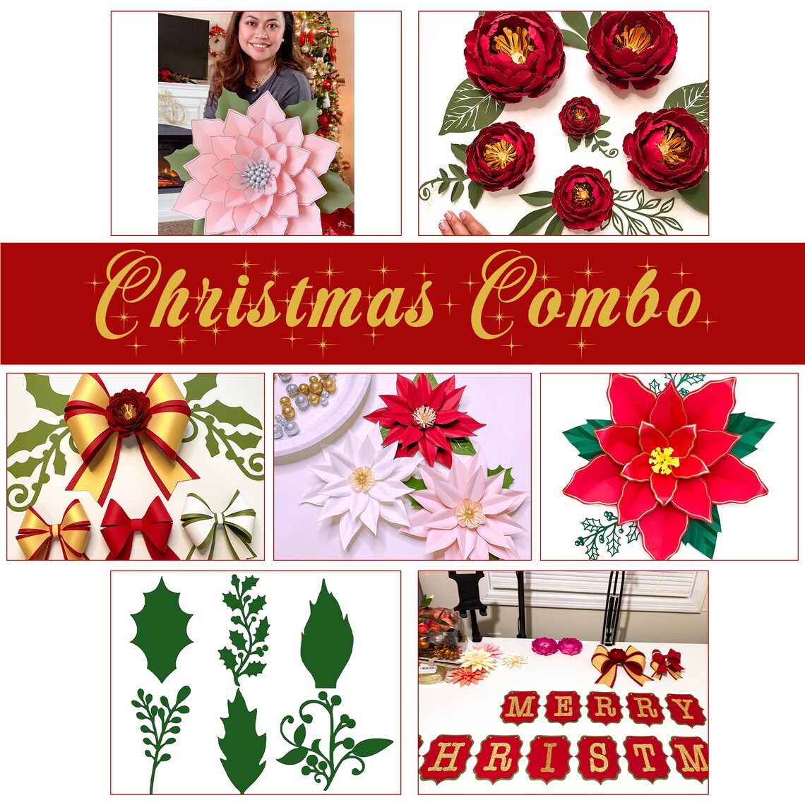 DIY Christmas Combo SVG DXF Png Cut Files | Instant Digital Download ...