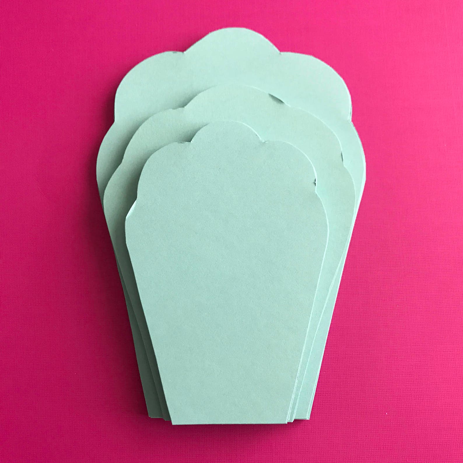 Paper Flowers -PDF Paper Flower Template With Base, DIGITAL Version ...