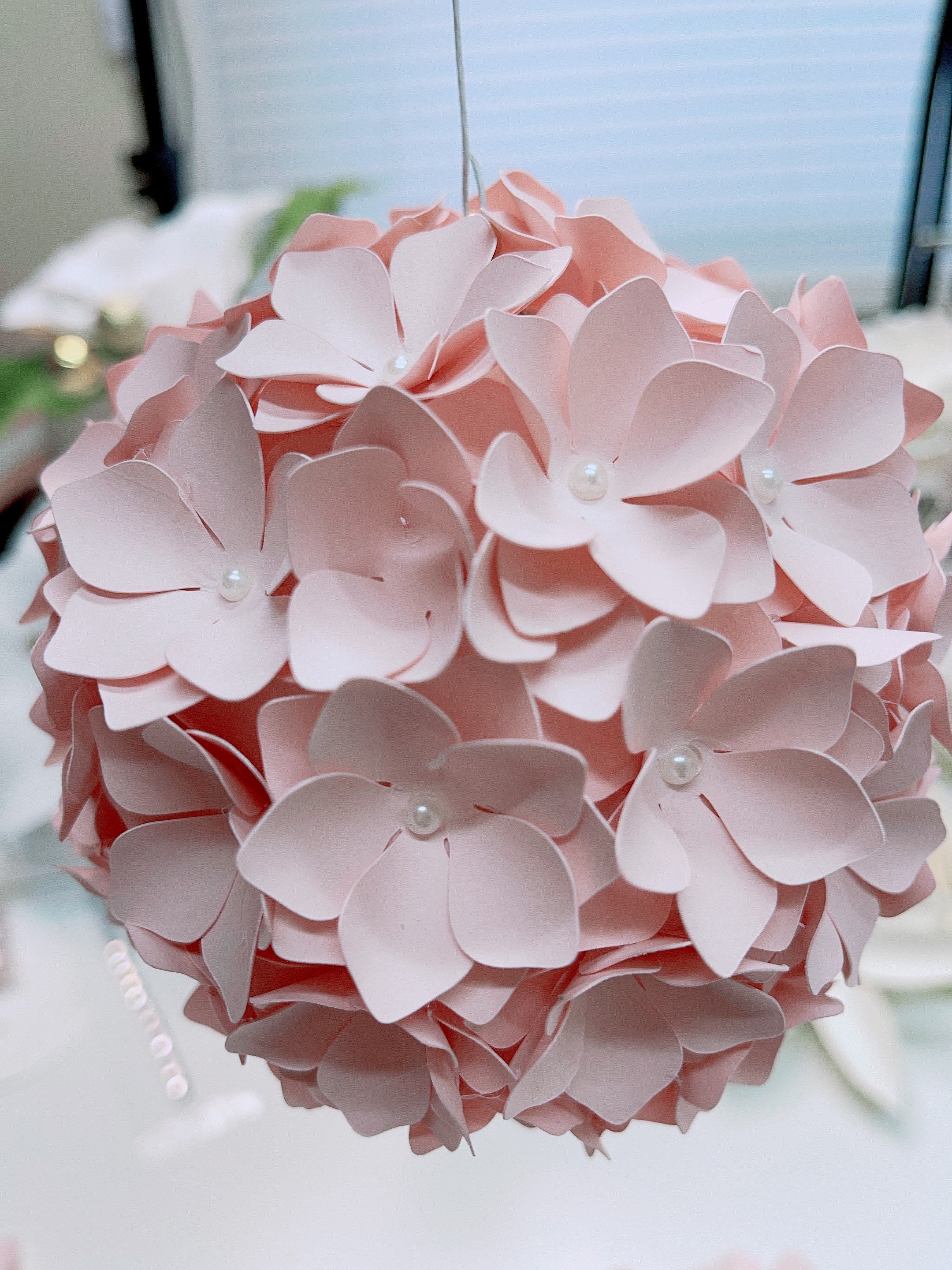 Hydrangea in SVG PNG DXF Paper Flower Template for Cutting | Etsy Canada