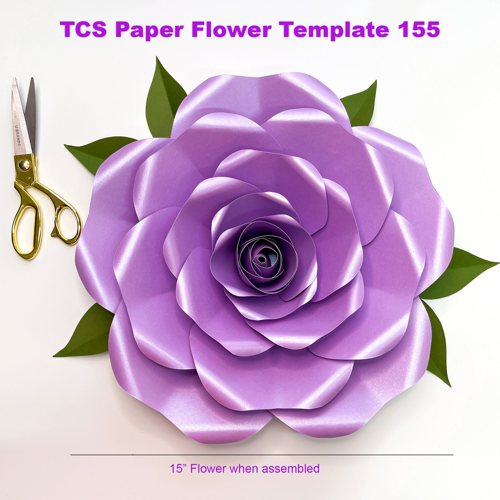 Paper Die Cuts Silhouette Cut Files Rolled Paper Flowers Paper Flower ...