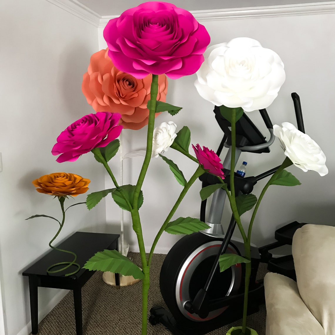 FREE STANDING FLOWER Instant Download Art Paper Flowers - Etsy España
