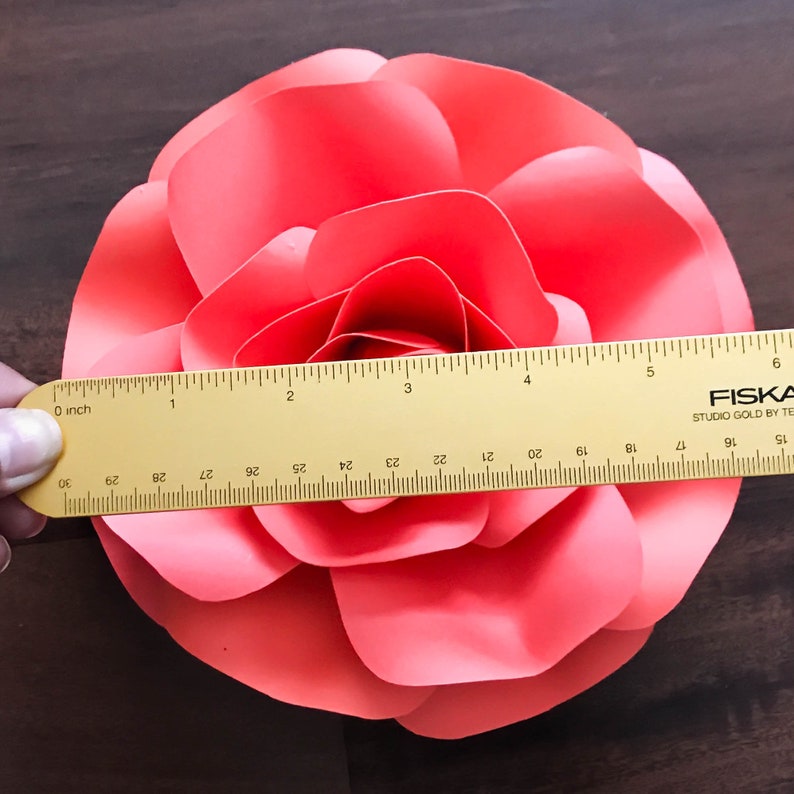 PDF MINI ROSE Petal Template Printable Trace N Cut Files 4-6" Diameter ...