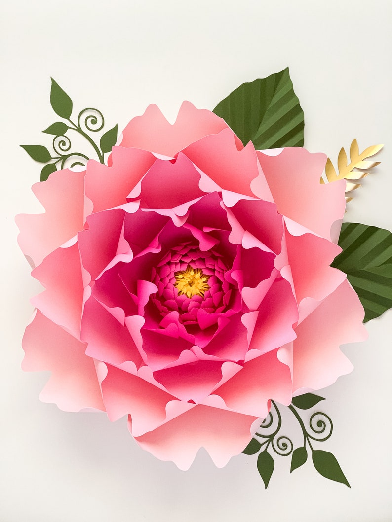 SVG PNG DXF Petal 13 Paper Flower Templates Cut Files for Cutting ...