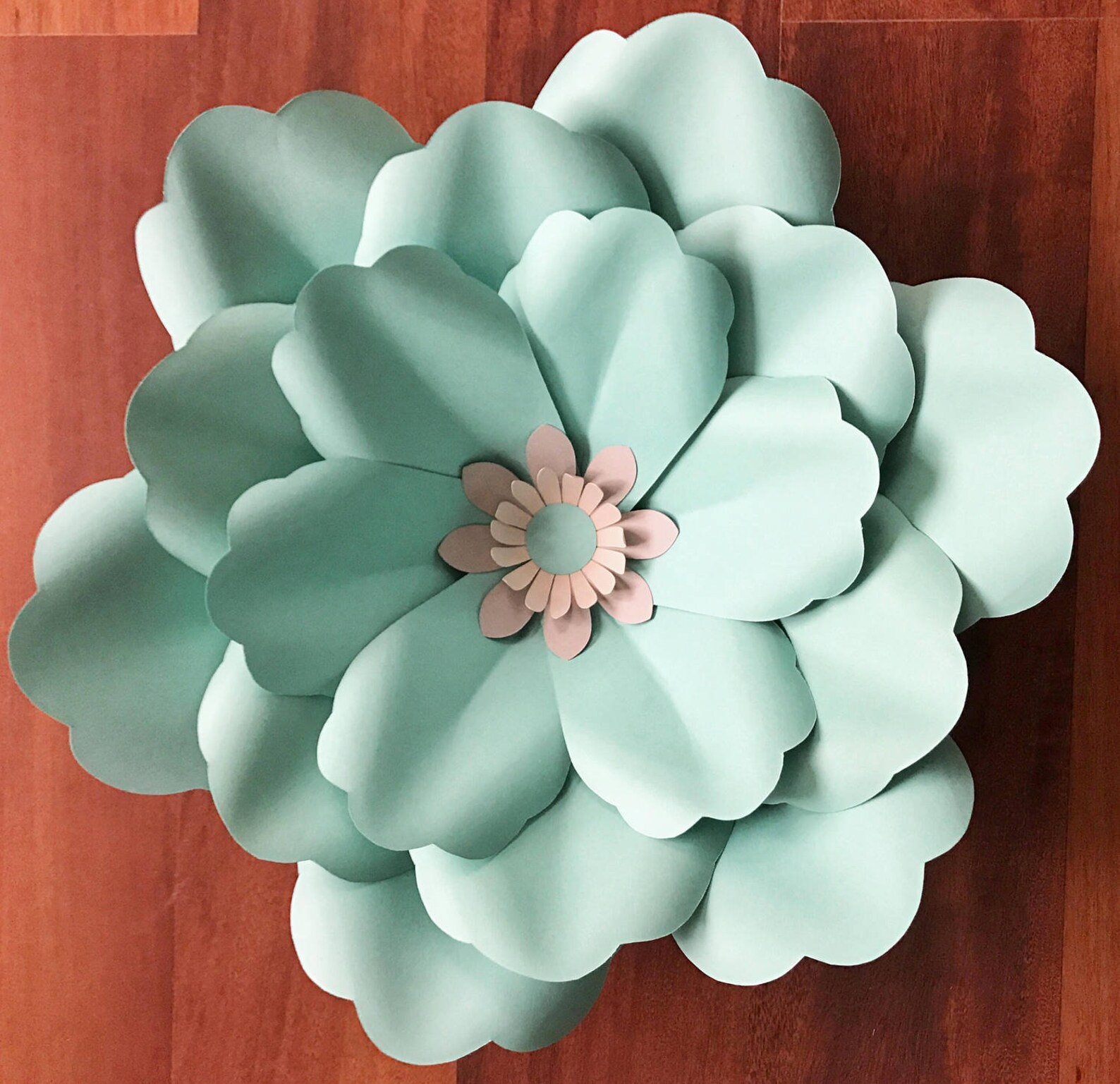 SVG Petal 53 Paper Flower Petal Template With Base DIGITAL | Etsy