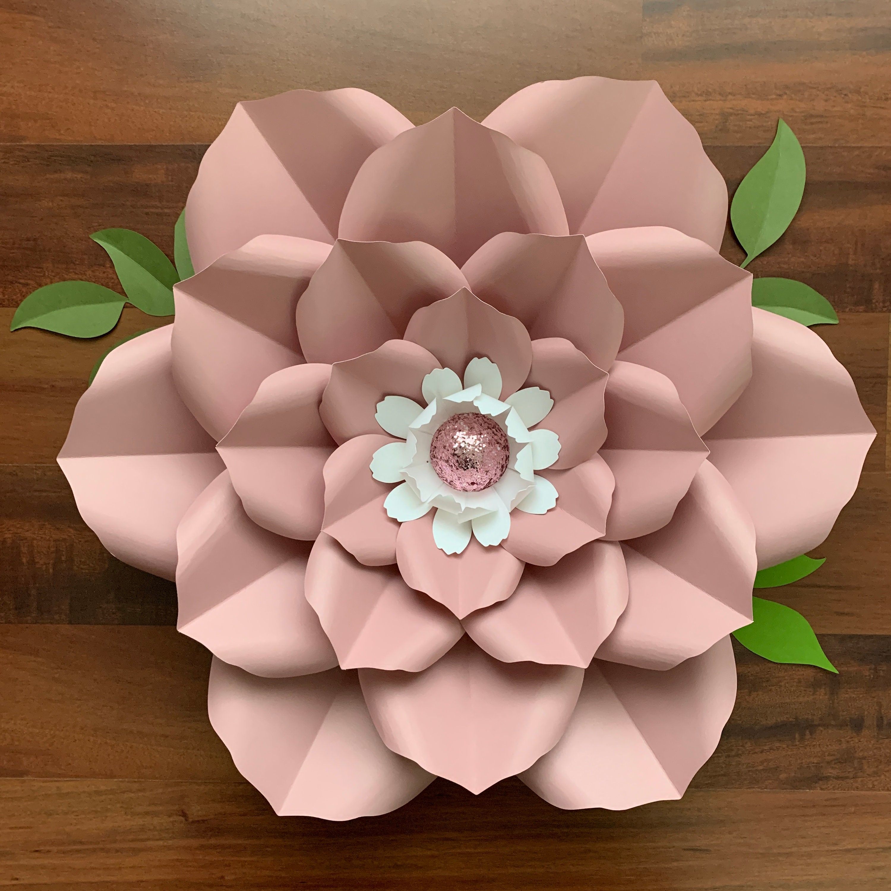 Petal 17 Pdf Printable Giant Diy Paper Flower Templates Pdf Petal 1 