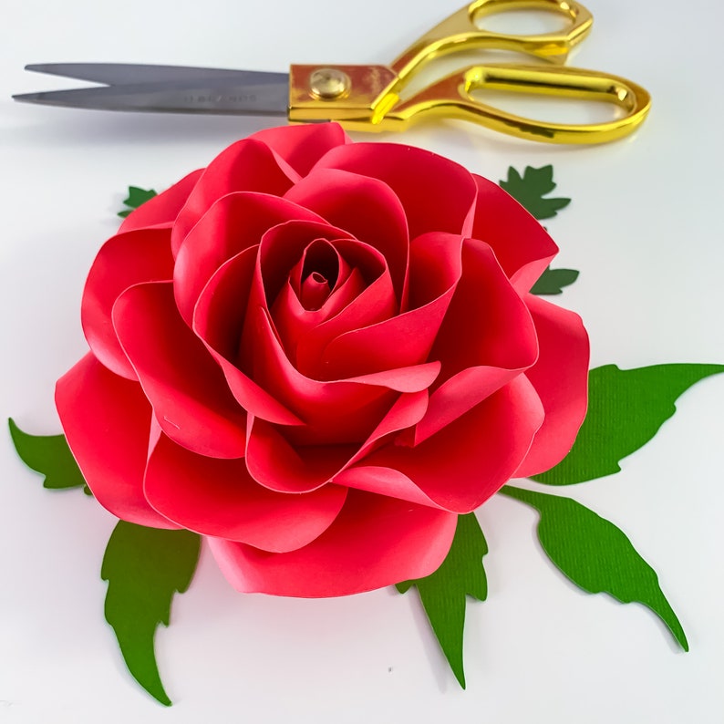 PDF Printable Tiny Rose 7 Cut Files Cutting Machine No Resizing Needed ...