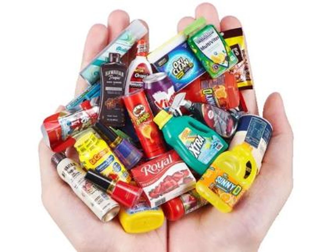 Mini Brands Sweets Jelly Beans Purple Peeps Bazooka Gum-jolly Ranchers ...