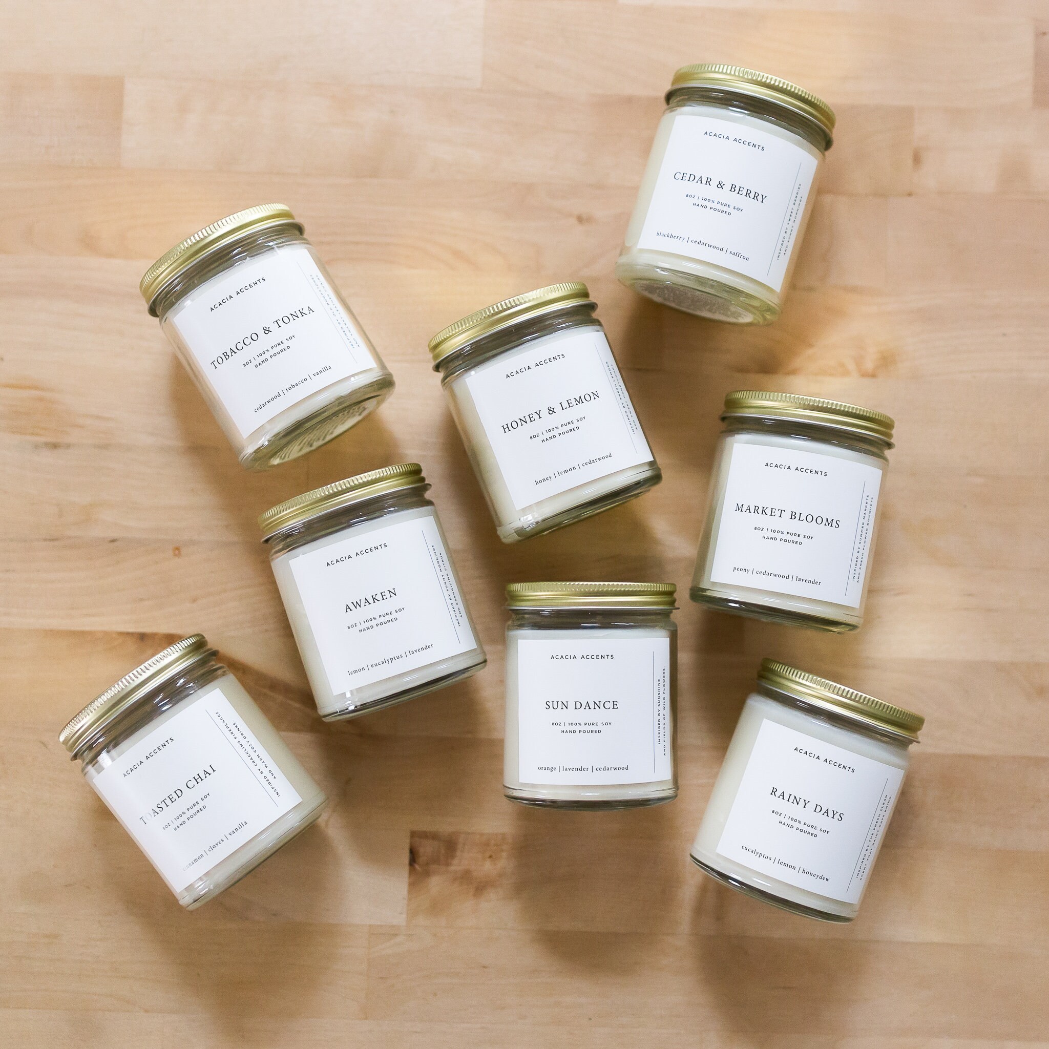 Cozy Gift Set | 8oz Soy Candles | Set of 3 Candles | Holiday Gift Box ...