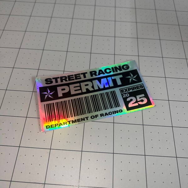 Mexico Street Racing Permit Sticker - Etsy