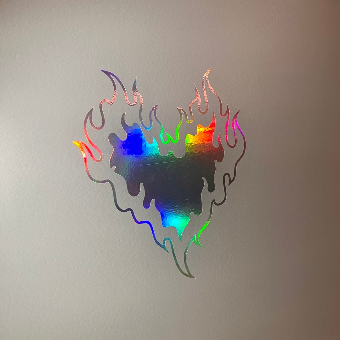 Fire Heart car Decal, Jdm Stickers, Car Stickers, Car Stickers and ...