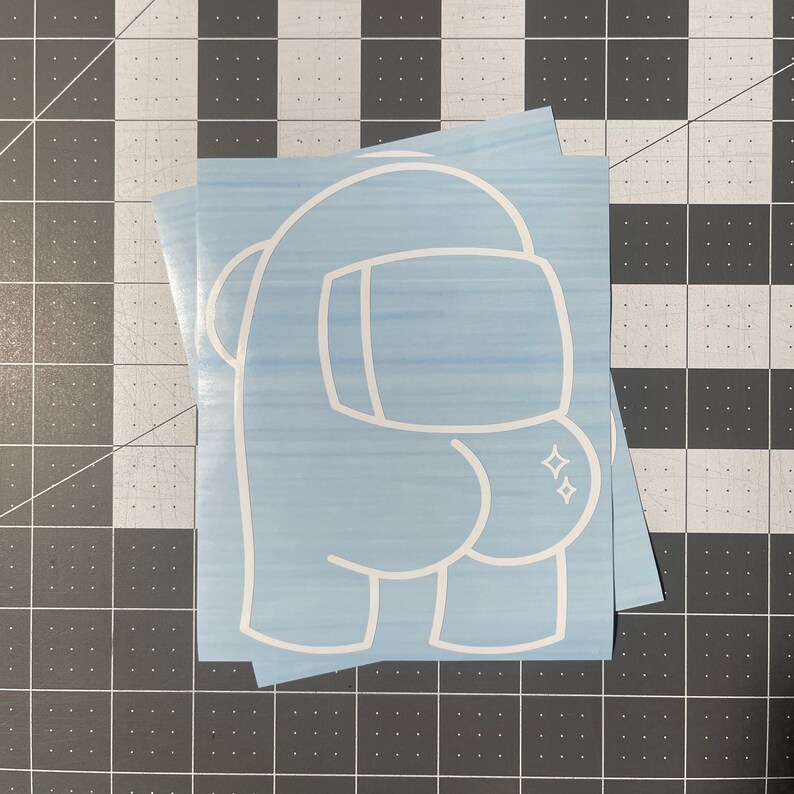 Very Thicc Among Us Decal Etsy Uk