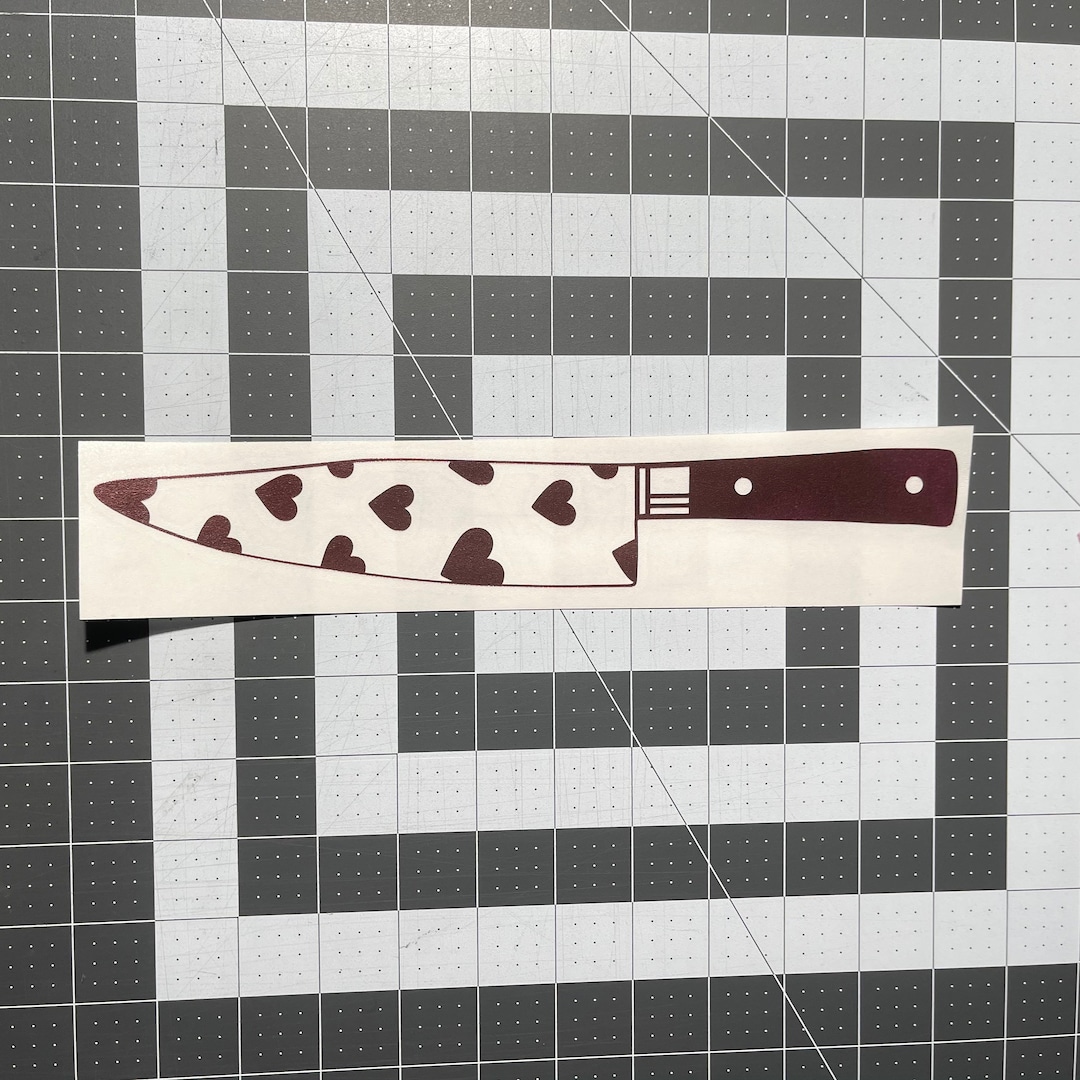 Cute Heart Dagger Decal car Decal, Jdm Stickers, Car Stickers, Car ...