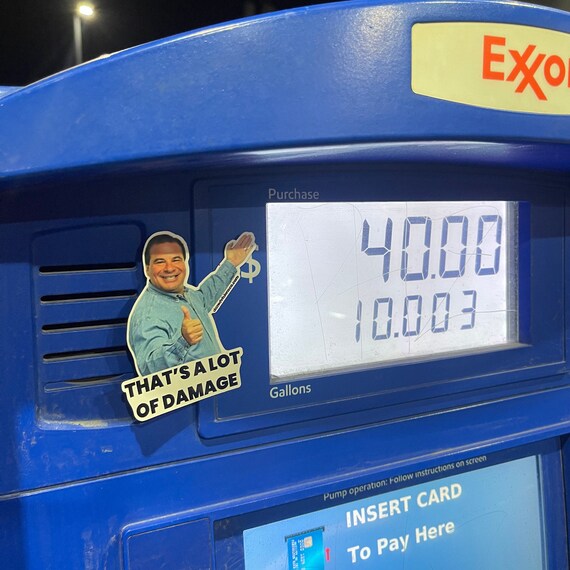 That's a Lot of Damage Sticker Waterproof Car Sticker - Etsy