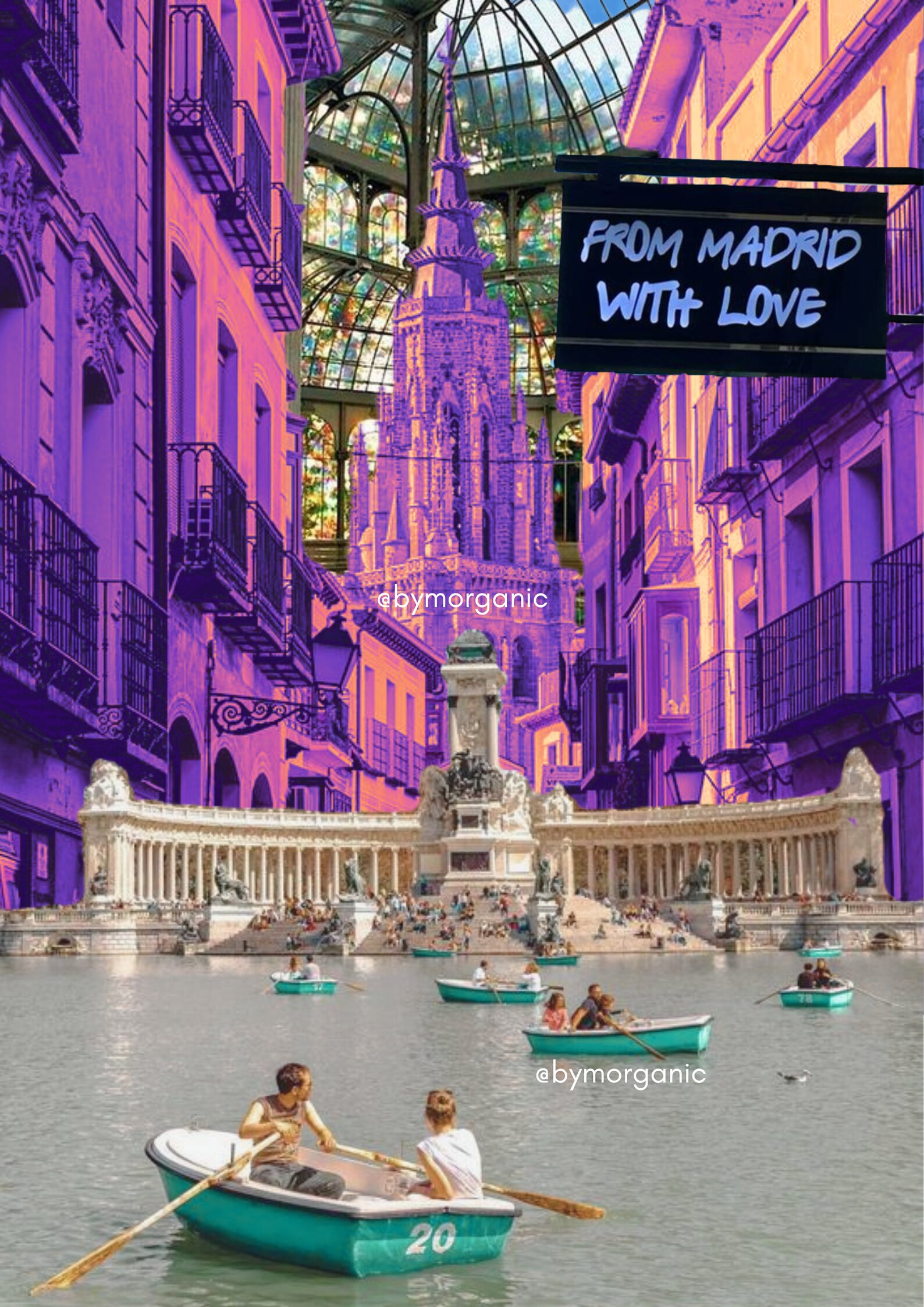 Madrid Poster, Madrid Wall Art, Madrid Art Poster, Madrid City Poster ...