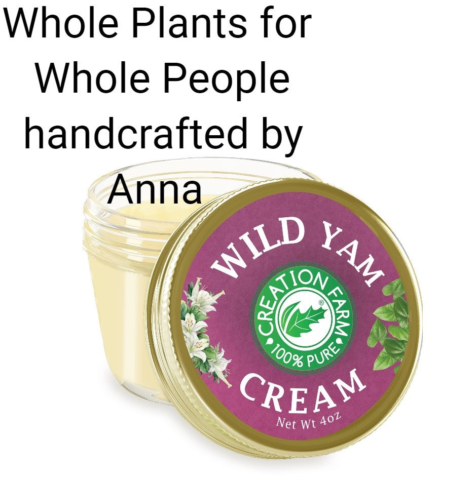 Anna's Secret: Wild Yam Cream - Creation Farm 4 Oz. - Etsy