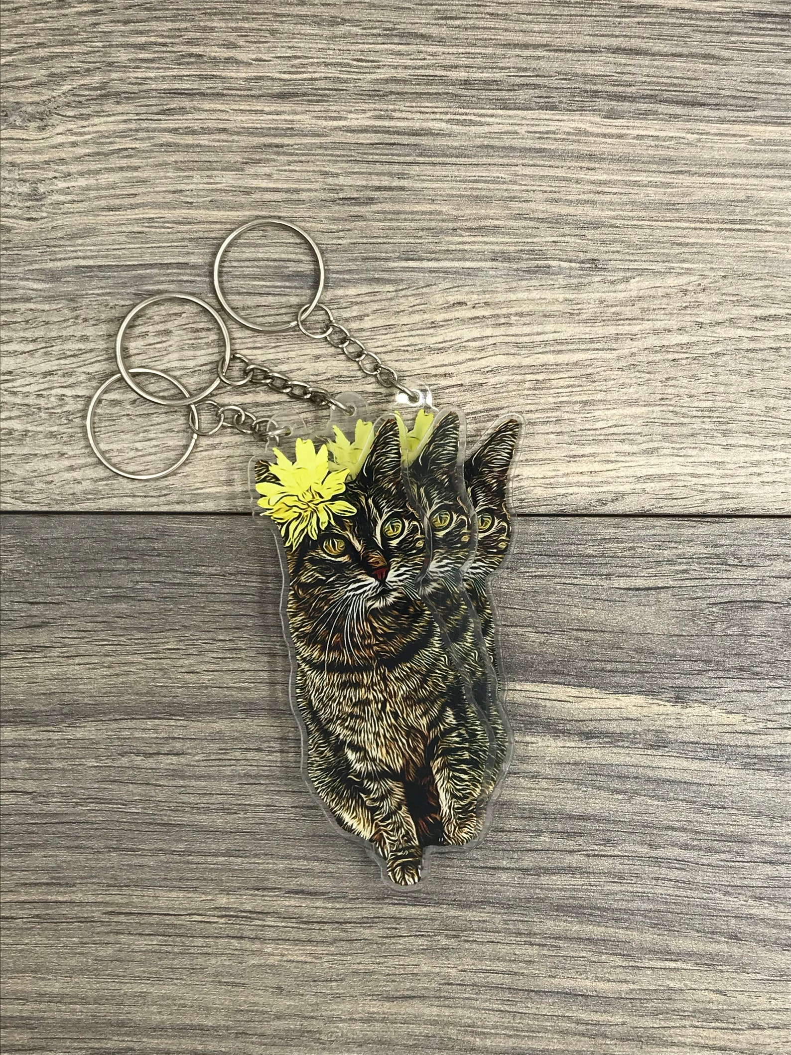 Fluffy Keychain - Etsy