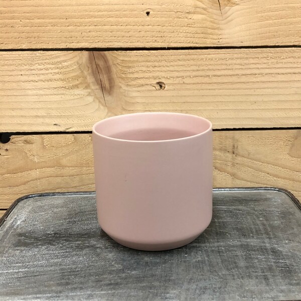Pink Ceramic Planter - Etsy