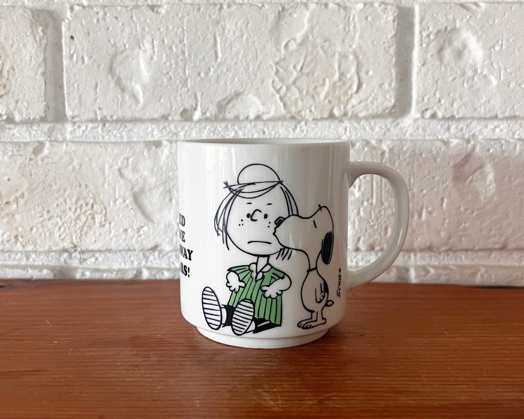 Vintage Snoopy Mug, We All Need Someone to Kiss Away Our Tears!, 1966 ...