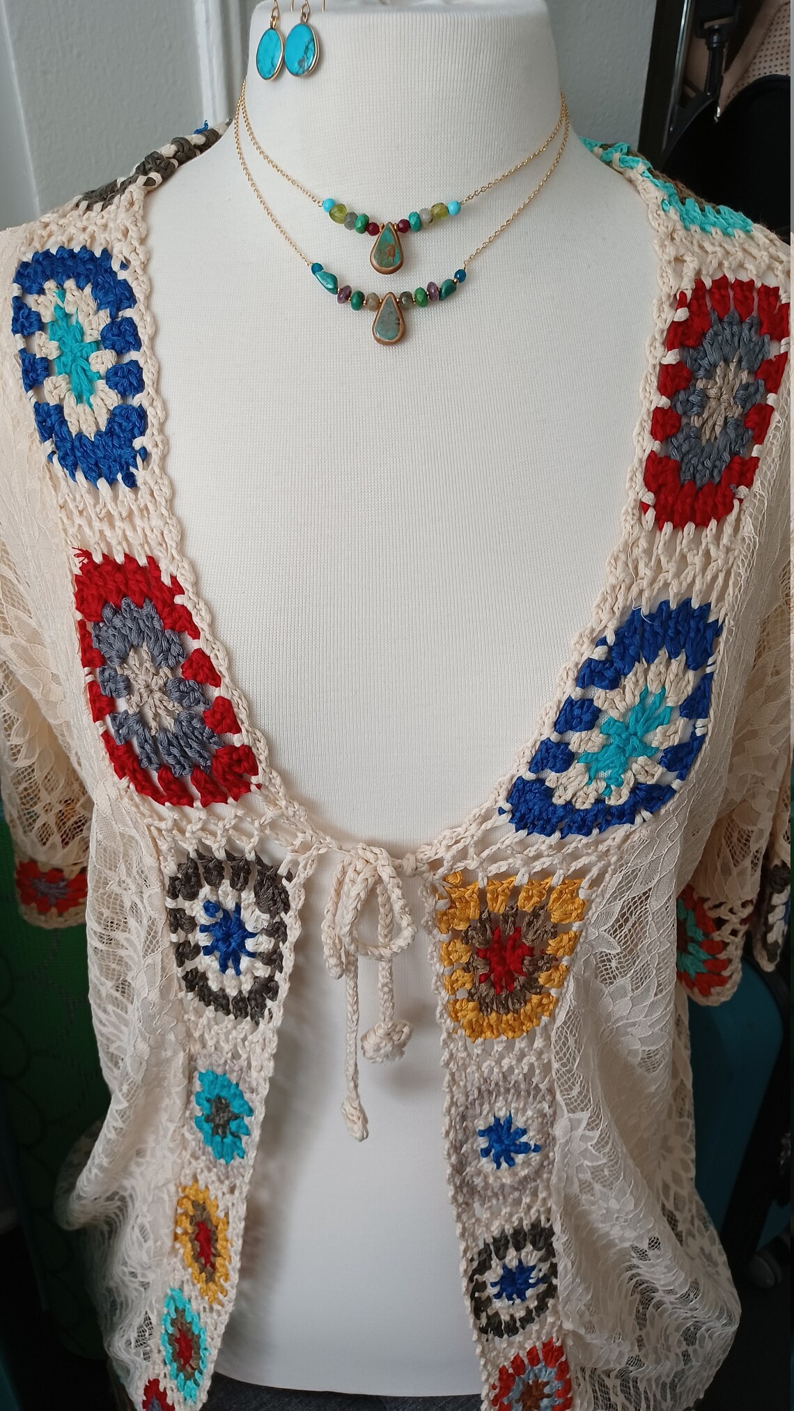 Turquoise Teardrop Necklaces Inspired by Sundance 16.5 - Etsy