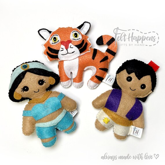 Aladdin and Jasmine Stubby Disney Stocking Stuffer Handmade | Etsy