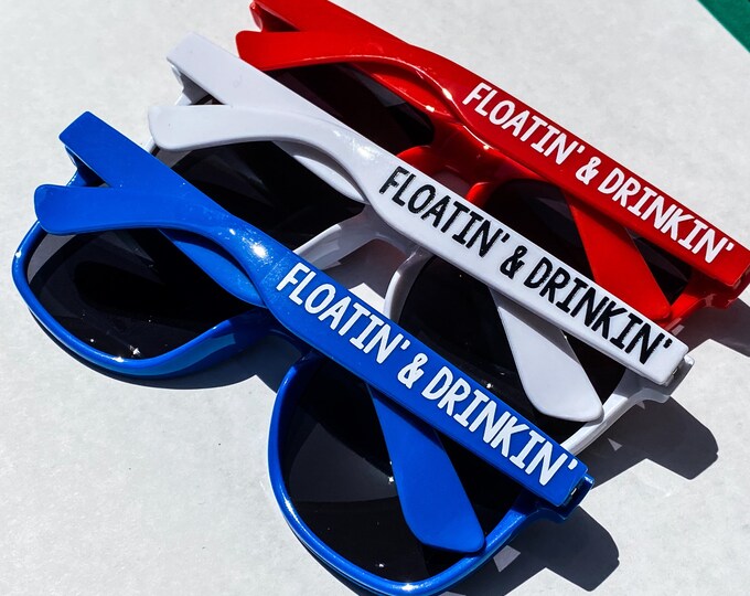 Party Sunglasses Personalized Sunglasses Wedding Favors Etsy
