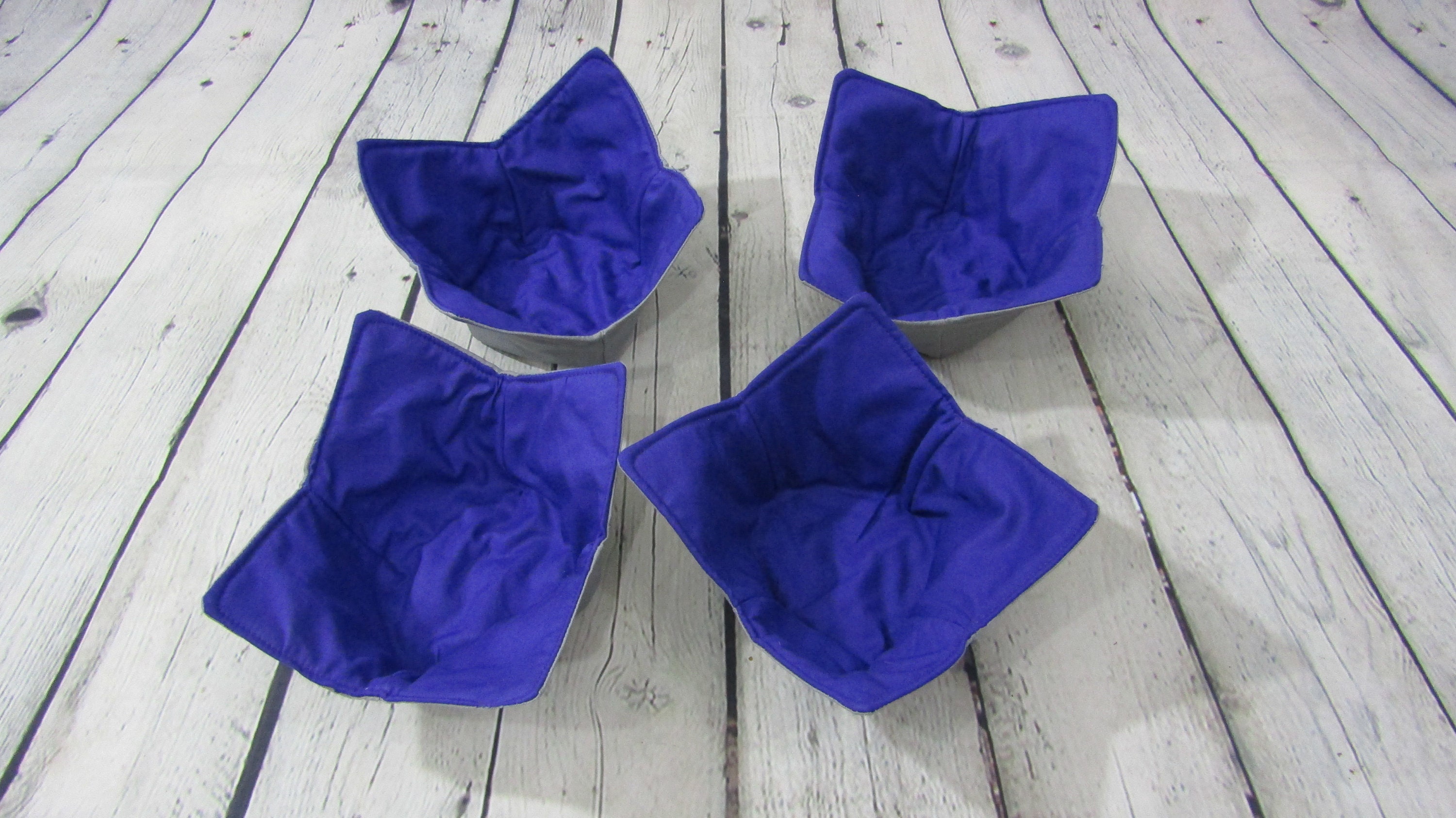 Bowl Cozy Set of 4 Solid Color Bowl Cozies, Bowl Pads, Microwave Safe ...
