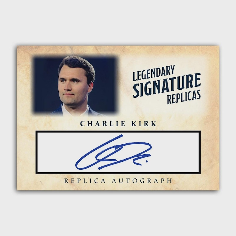 Charlie Kirk Autographed - Etsy