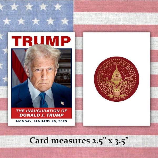 President Trump Trading Cards - Etsy