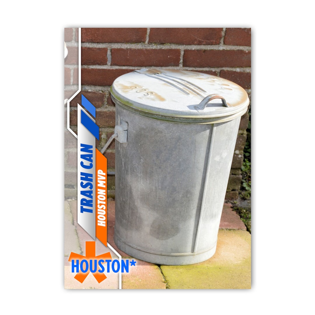 Funny Novelty Baseball Card Houston Astros Trash Can Cheating Scandal ...