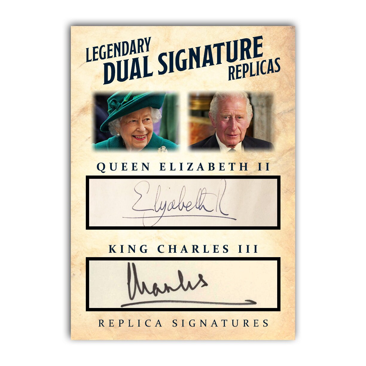 Queen Elizabeth Signature