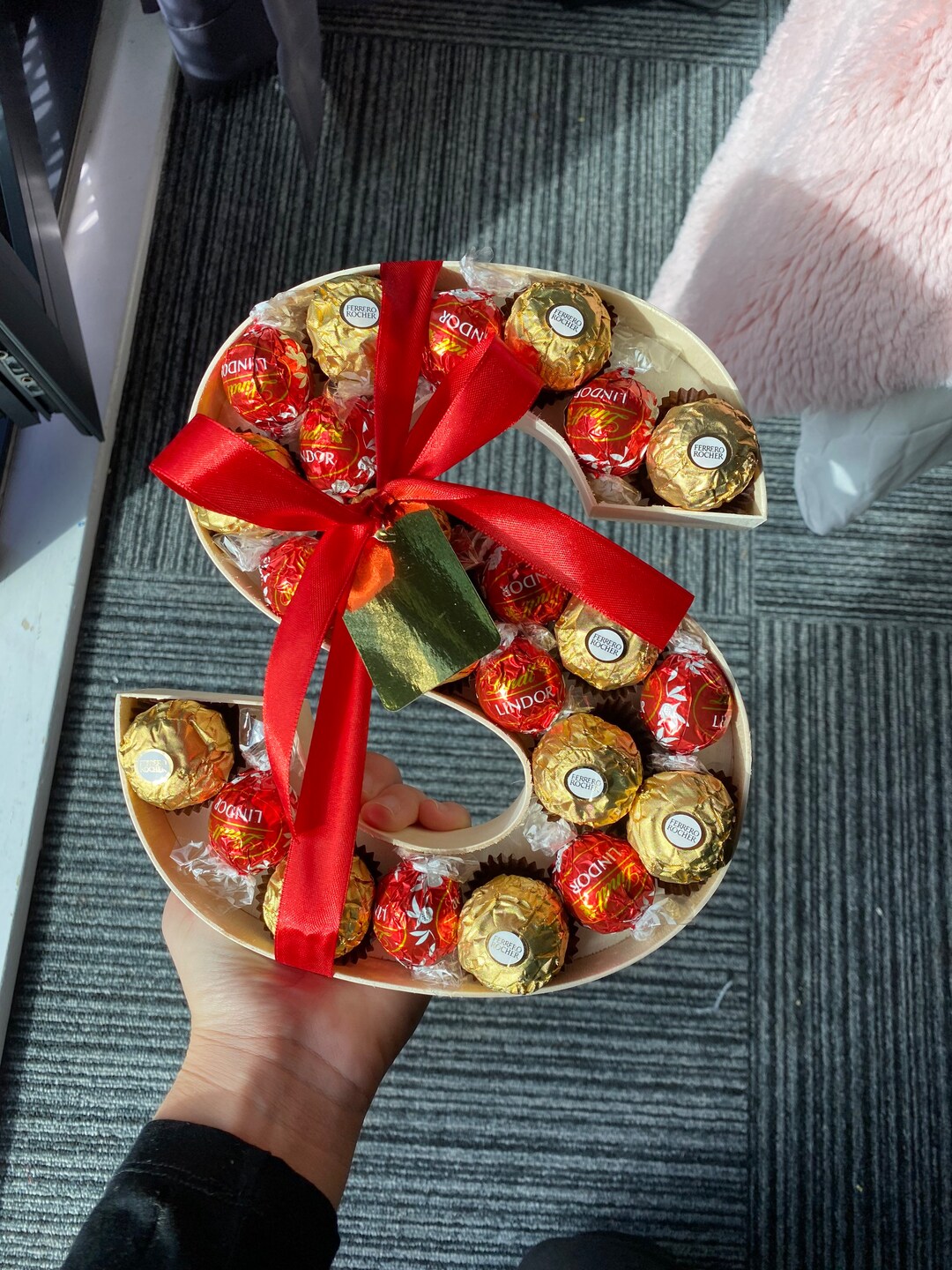 Ferrero Rocher & Lindor Filled Letters - Etsy
