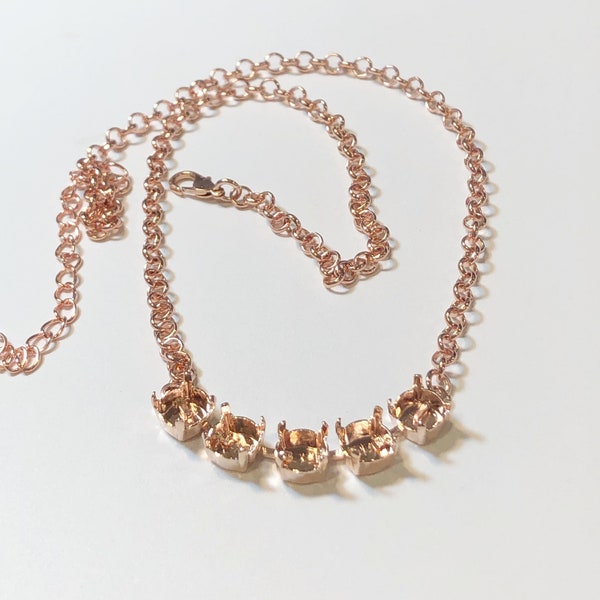 Swarovski Cup Chain - Etsy